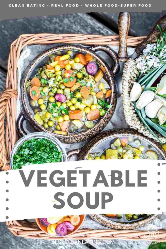 Homemade Clear Vegetable Soup Recipe - Best Clean Eating