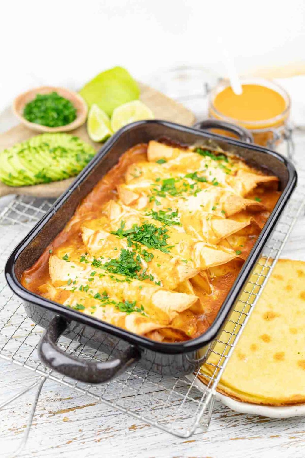 Chicken Gluten Free Enchiladas Recipe - Best Clean Eating