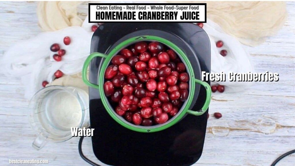 Unsweetened Homemade Cranberry Juice Recipe - Best Clean Eating
