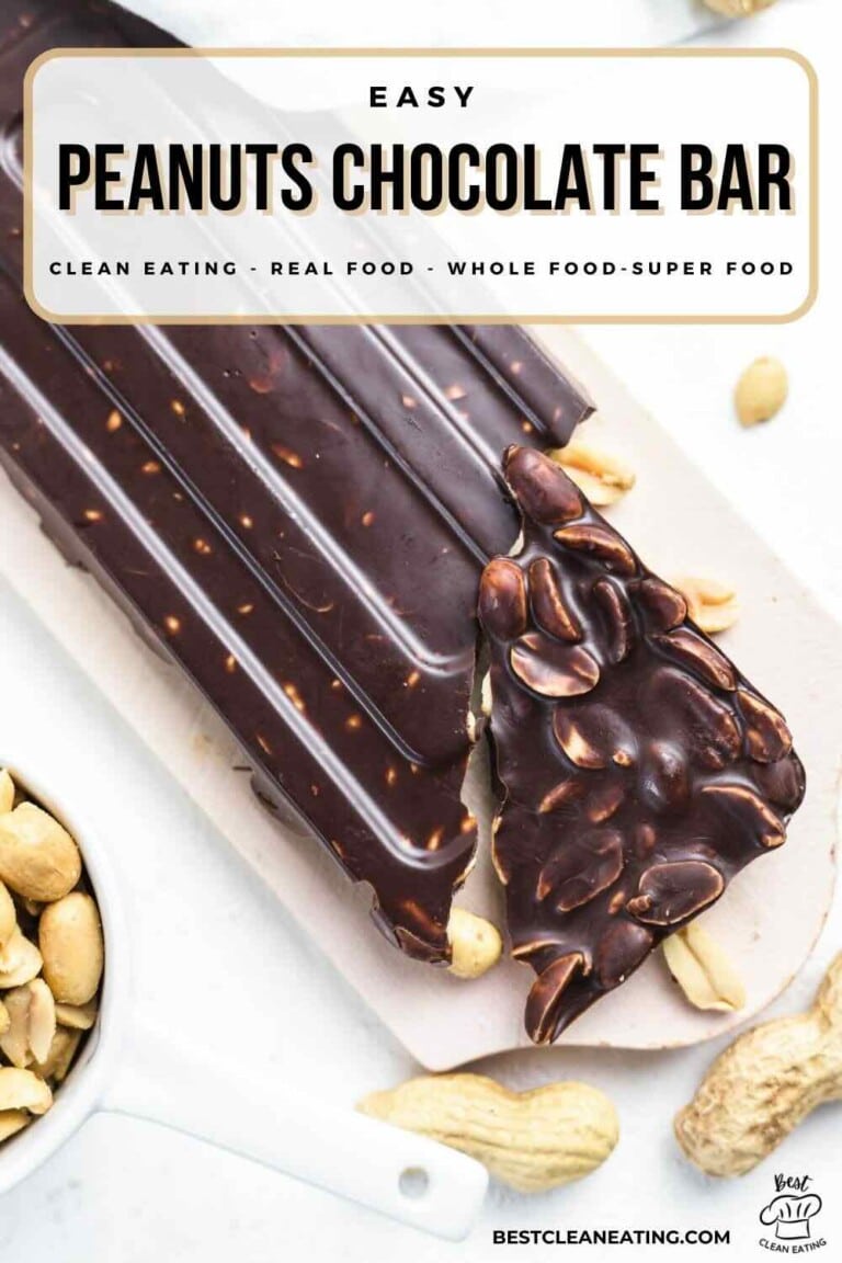 Easy To Make Peanuts Chocolate Bar - Best Clean Eating