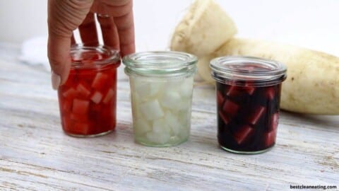 Colorful Sweet and Sour Pickled Radish - Best Clean Eating