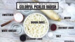Colorful Sweet and Sour Pickled Radish - Best Clean Eating