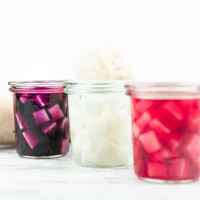 Colorful Sweet and Sour Pickled Radish - Best Clean Eating