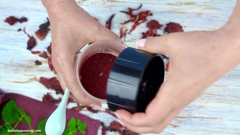 How To Make Hibiscus Flower Powder - Best Clean Eating