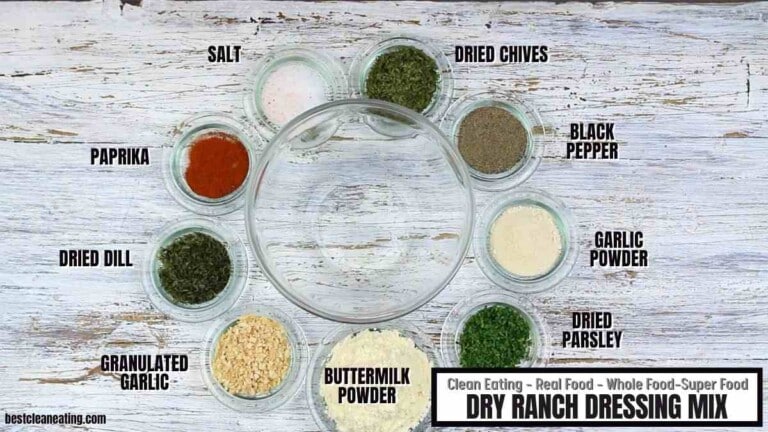 Dry Ranch Dressing Mix - Best Clean Eating