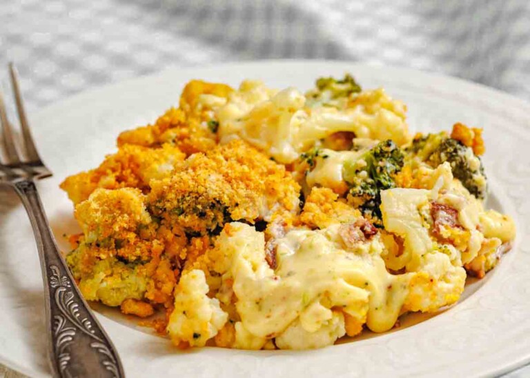 Broccoli and Cauli Bake - Best Clean Eating