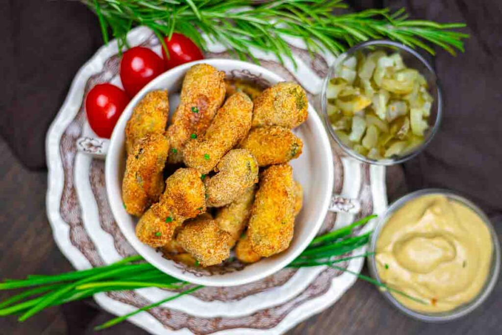 Fried Dill Pickles - Best Clean Eating