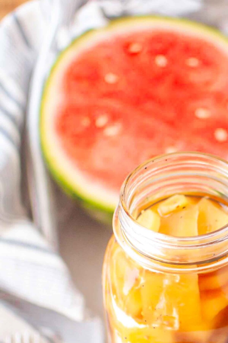 Homemade Recipe for Pickled Watermelon Rinds - Best Clean Eating