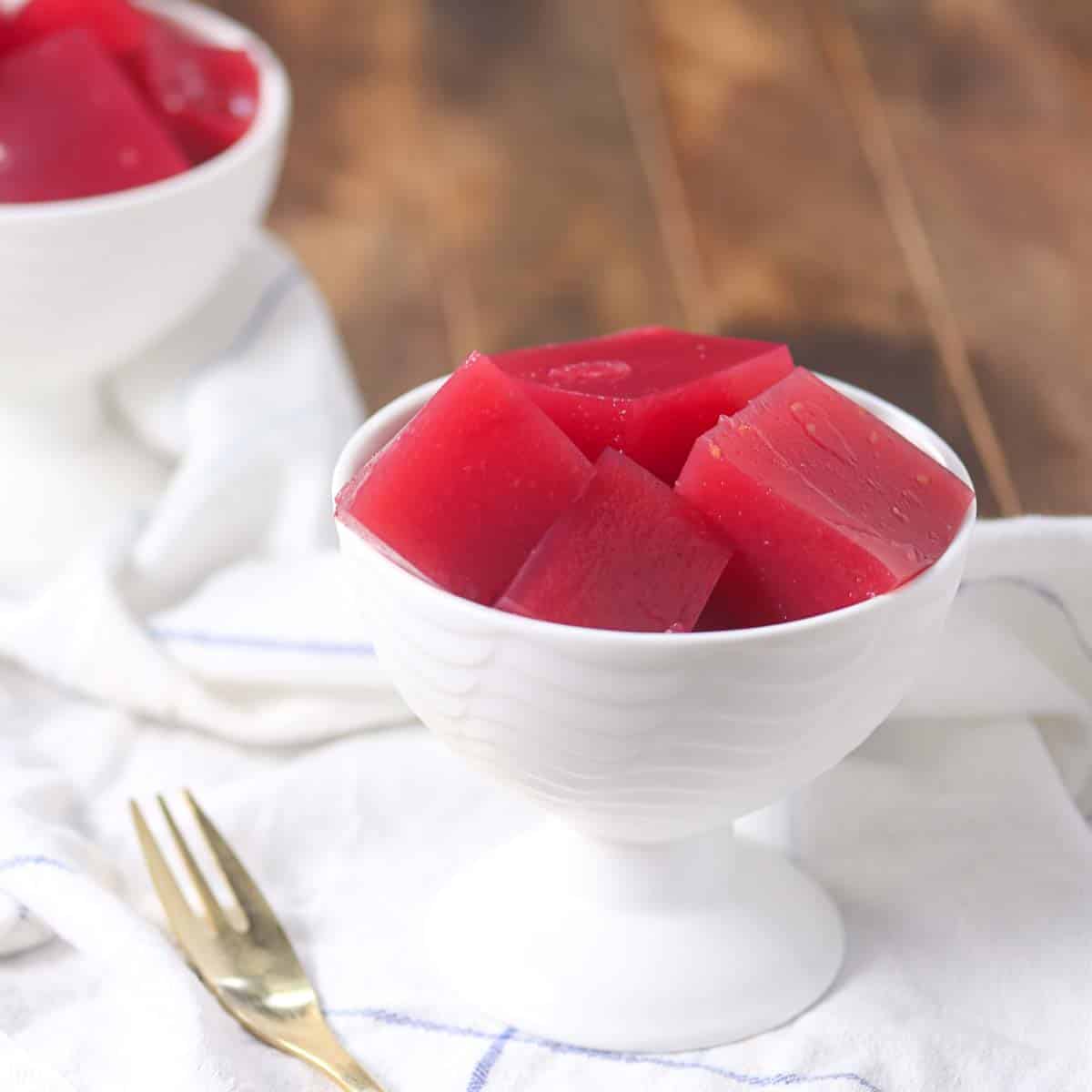 Raspberry Jello - Best Clean Eating